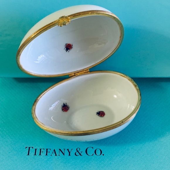Tiffany & Co. | Jewelry | Tiffany Co Limoges Lady Bug Bone China Egg ...
